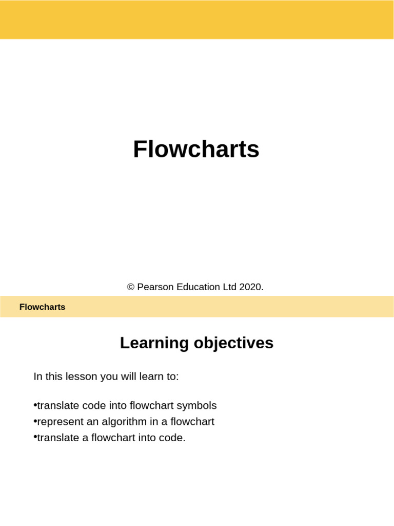 U01 01 Flowcharts - Slides | PDF