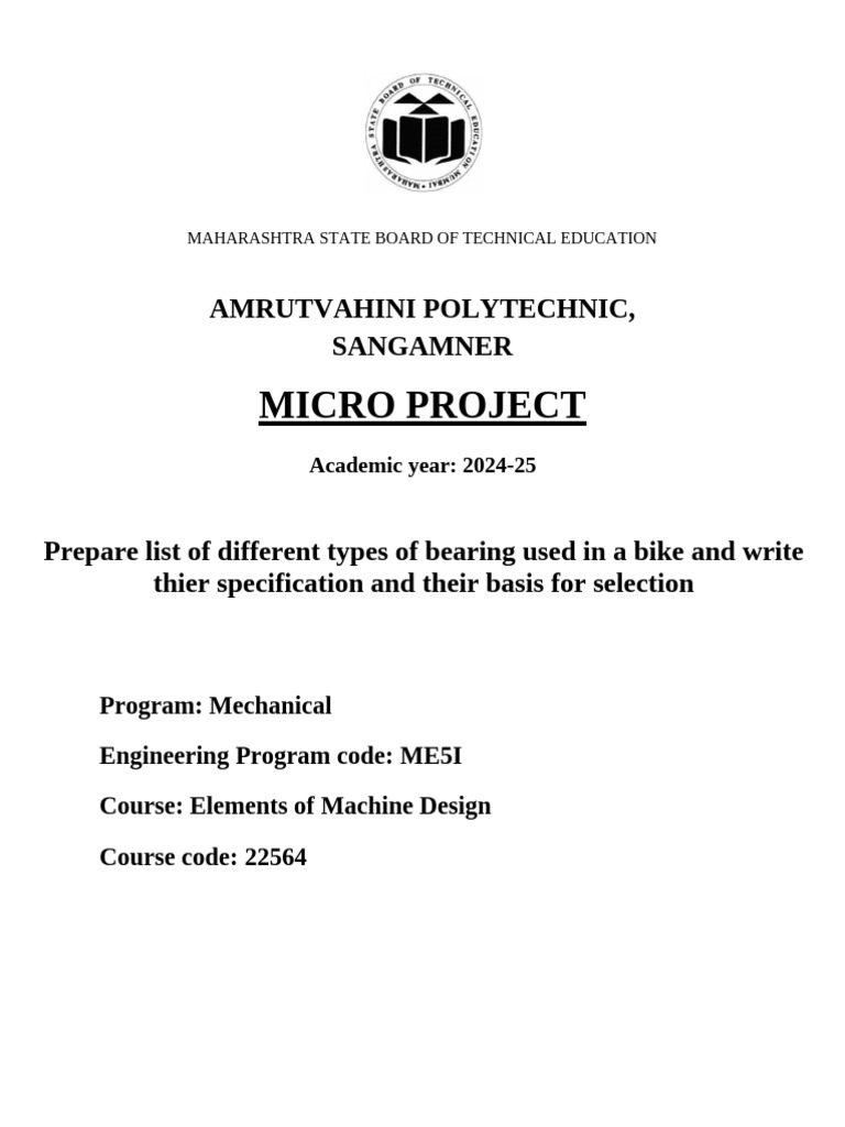 EMD Micro Project Sample Report2 | PDF