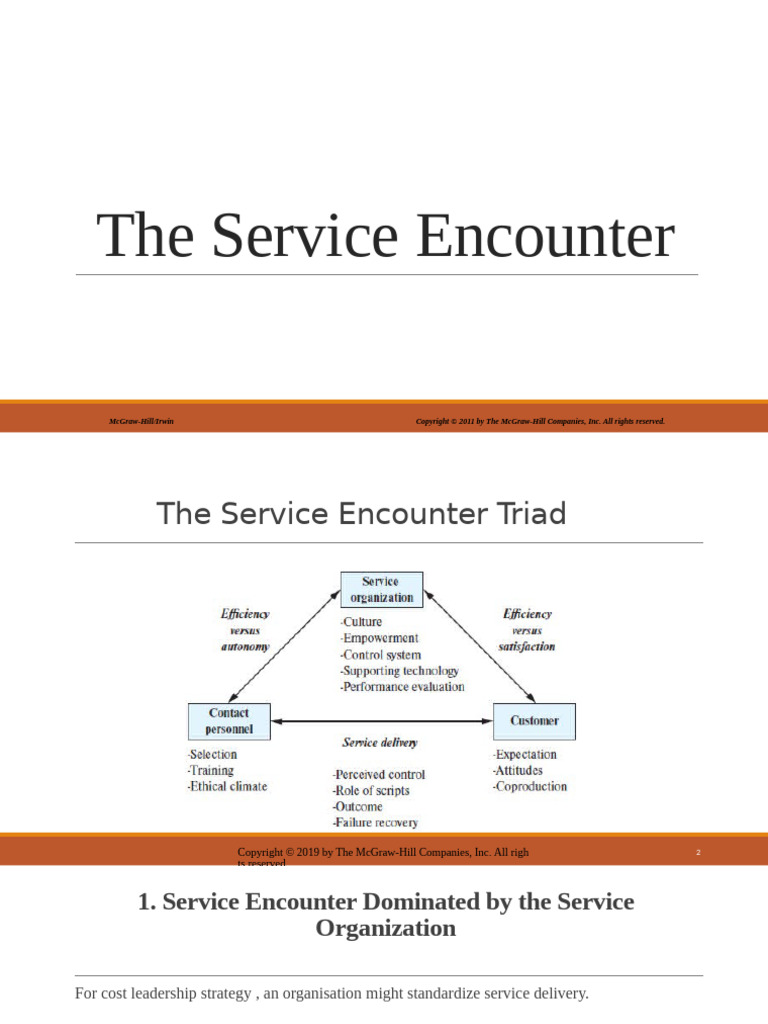 Service Encounter | PDF