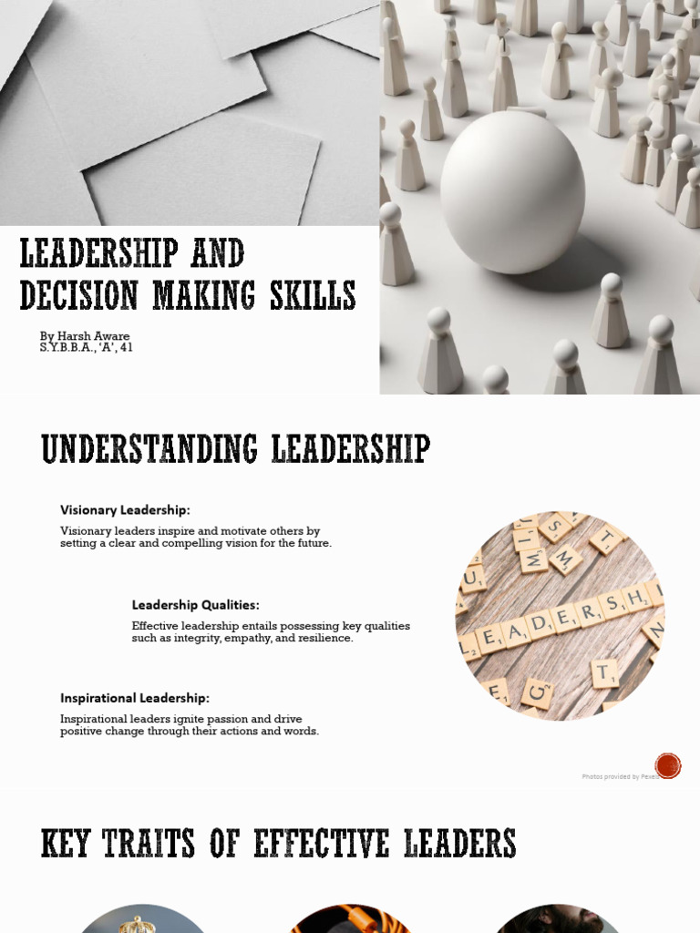 Leadership and Decision Making Skills | PDF