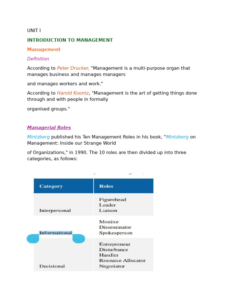 Principle of Management Ch.1-2 | PDF