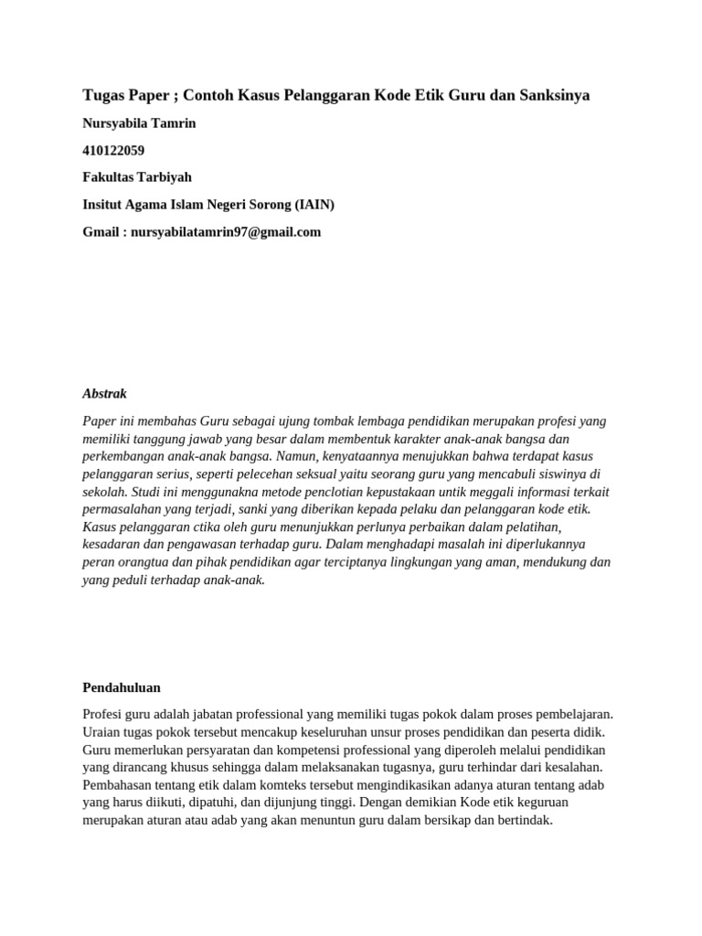 Nursyabila Tamrin | PDF