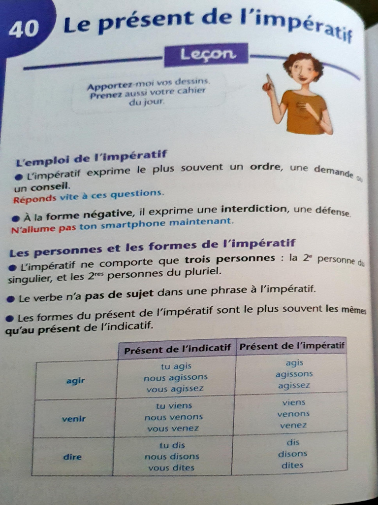 présent de l'impératif | PDF