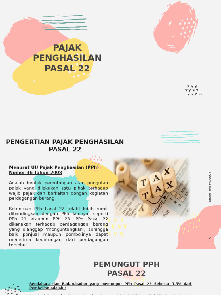 PPH Pasal 22 | PDF