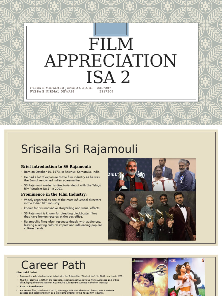 Film Appreciation Isa 2 | PDF