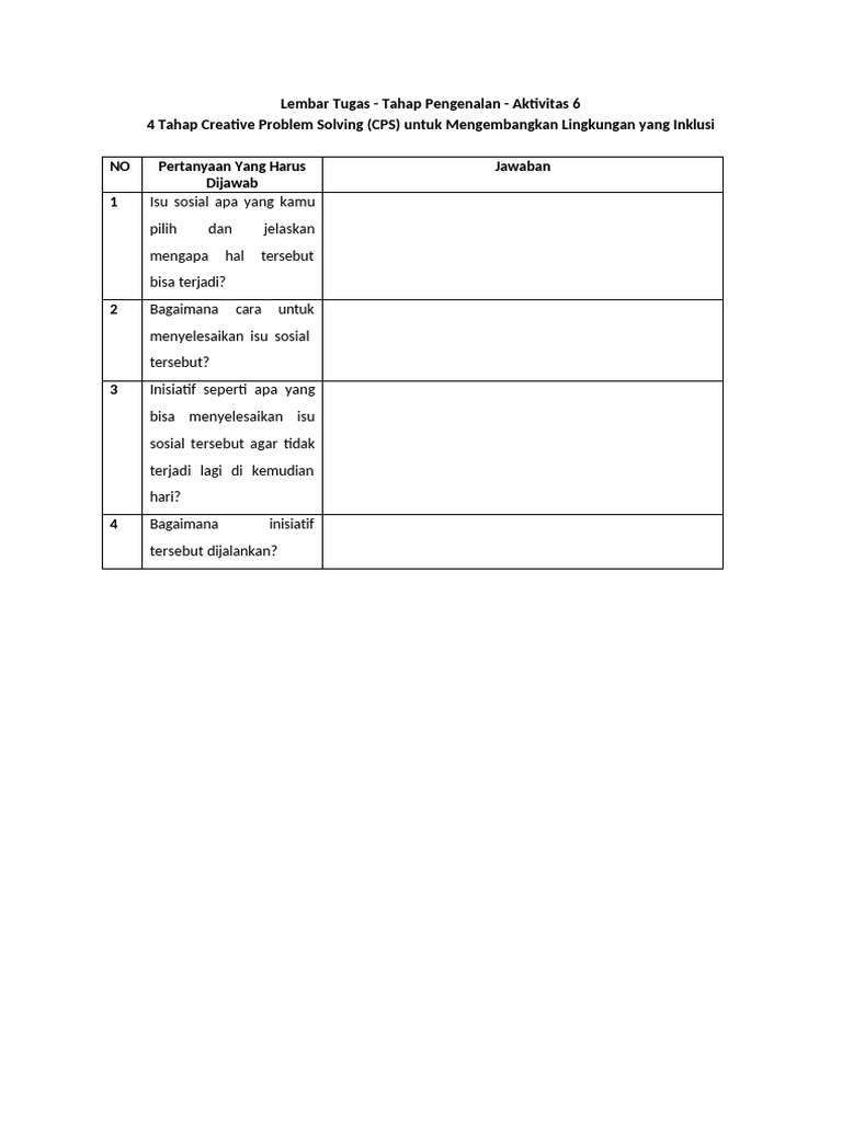 p5 Kelas 12 - Pertemuan5 - Lembar Tugas | PDF