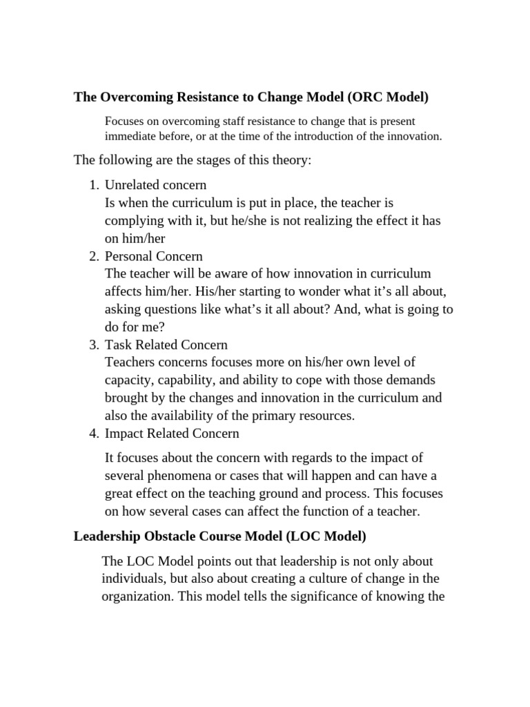 Curriculum Implementation Models | PDF