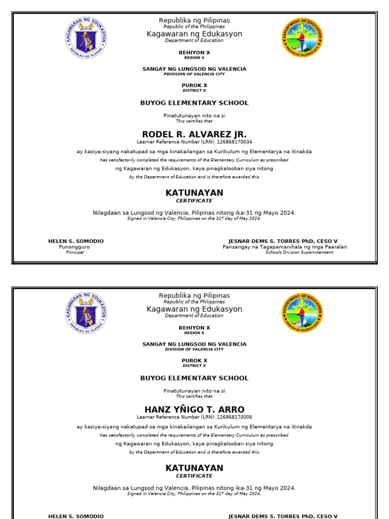 Grade 6 Diploma Pdf