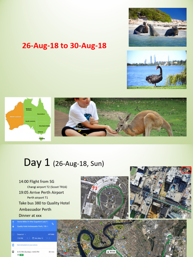 Perth Family Trip 2018 | PDF | Cuisine