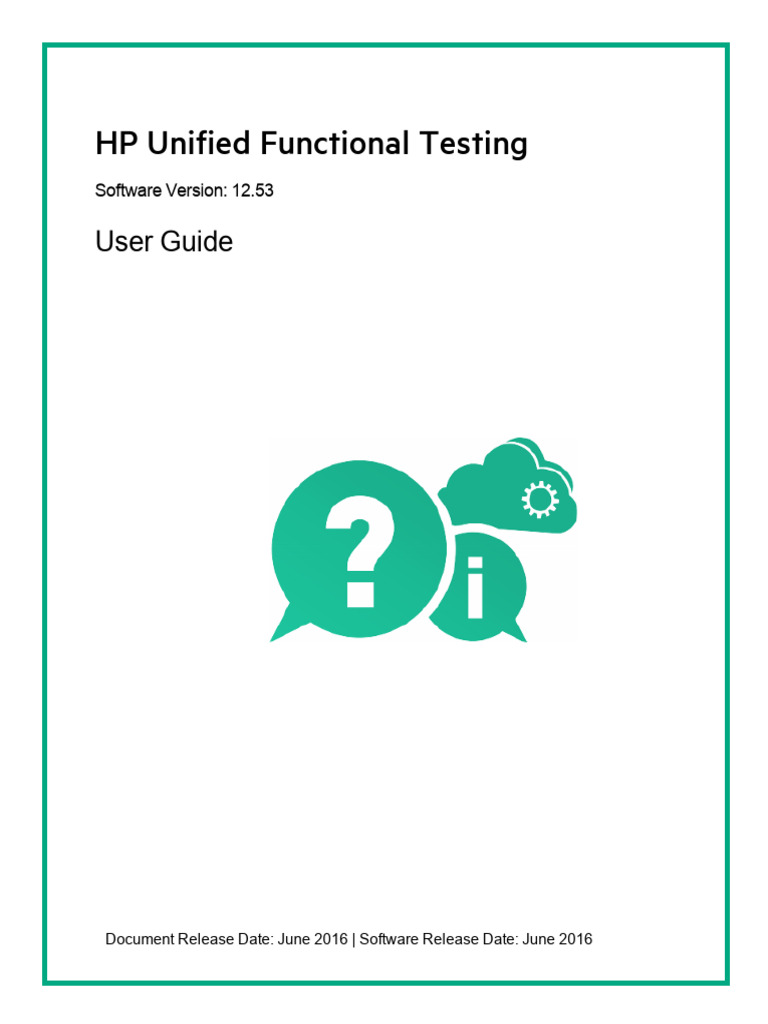 UFT12.53 UserGuide PDF | PDF