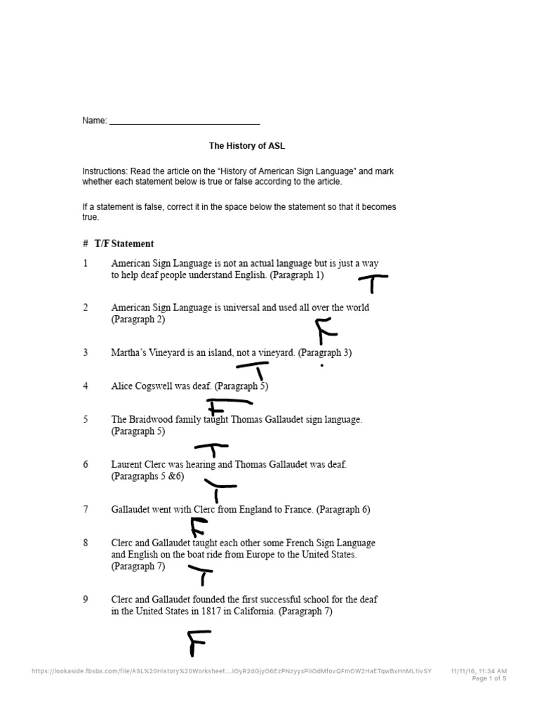 ASL-History-Worksheet-docx-2ld85sd (1) (1) | PDF