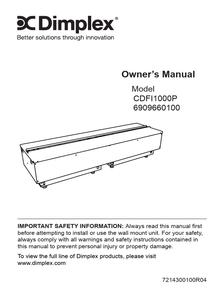 Dimplex Fireplace Fixing Pdf