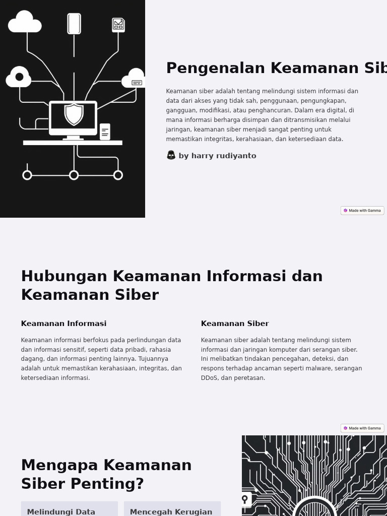 Pengenalan Keamanan Siber | PDF