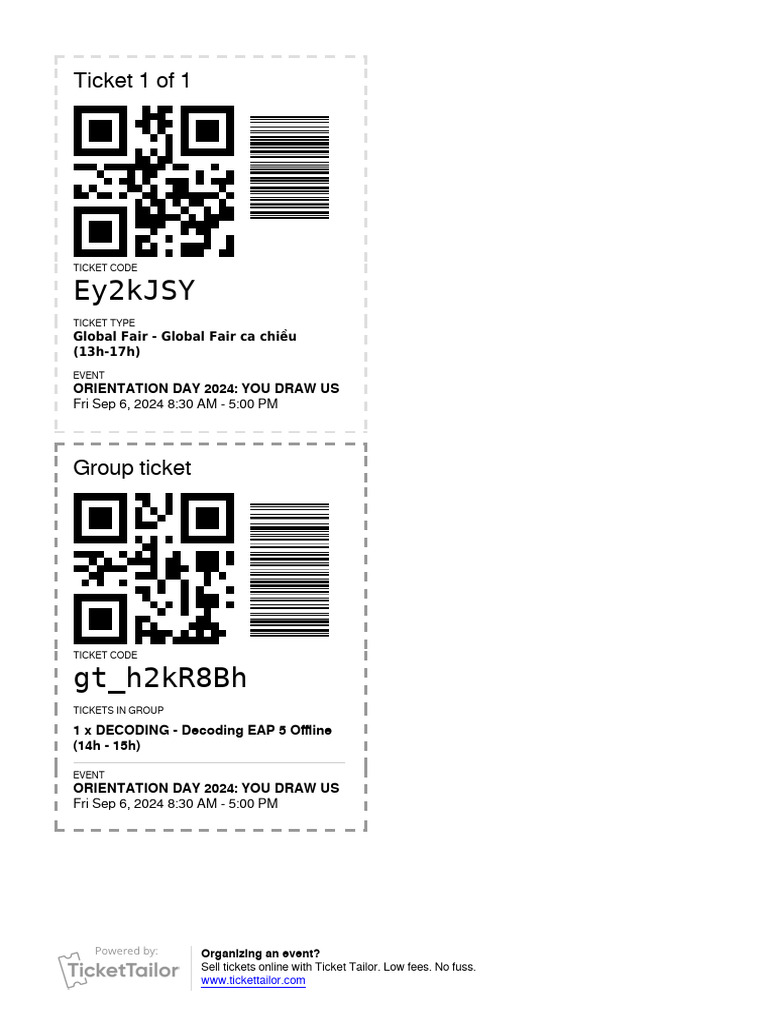 Ticket Vouchers | PDF
