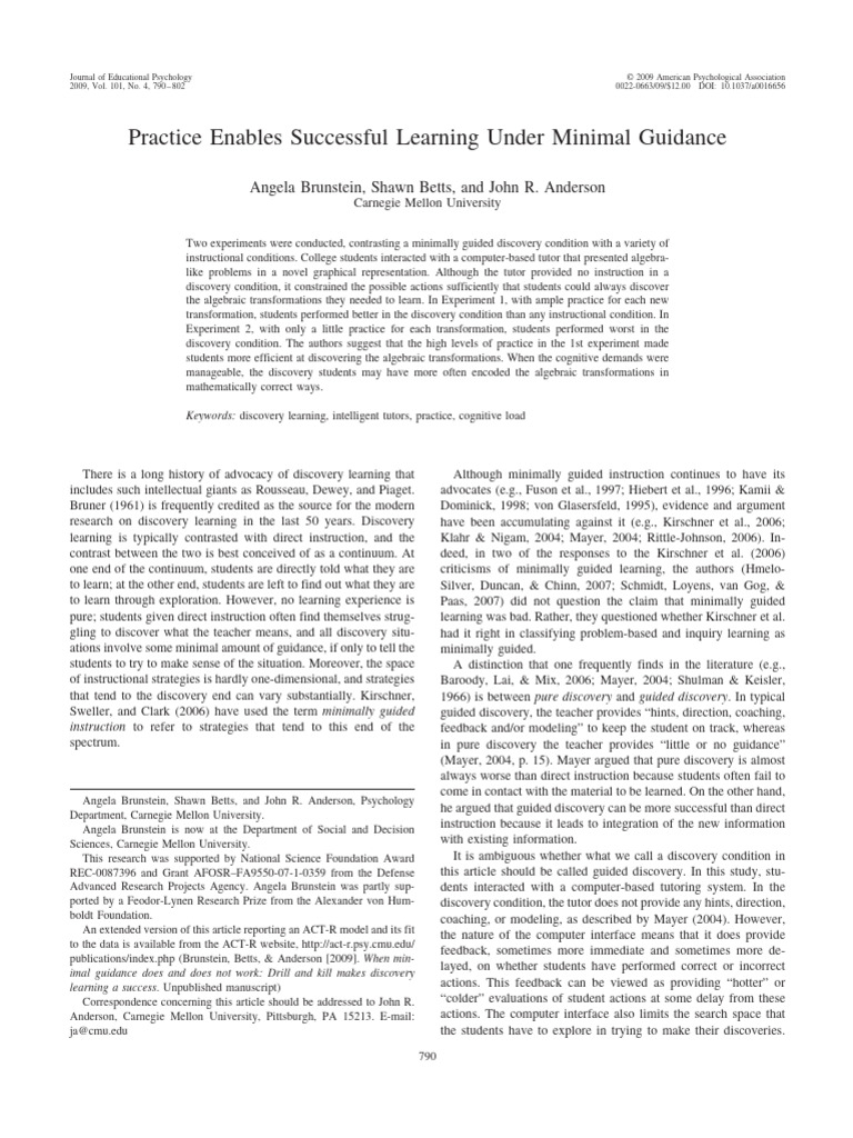 Practice_Enables_Successful_Learning_Under_Minimal | PDF