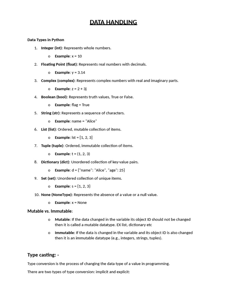Data Handling Class 11 | PDF | Teaching Methods & Materials | Science & Mathematics