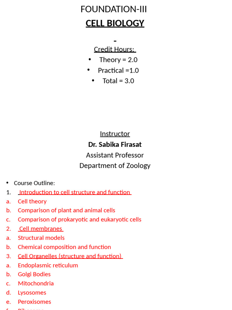Cell Theory | PDF