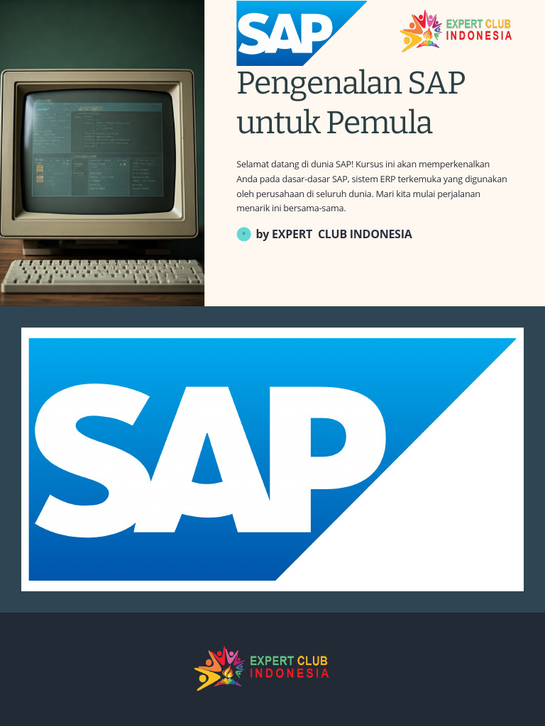 INTRO SAP Pengenalan SAP Untuk Pemula ECI | PDF
