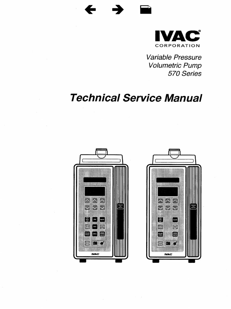 Manual Ivac 571 139545a | PDF