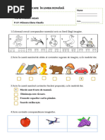 CLR - Clasa I - Evaluare Initiala | PDF