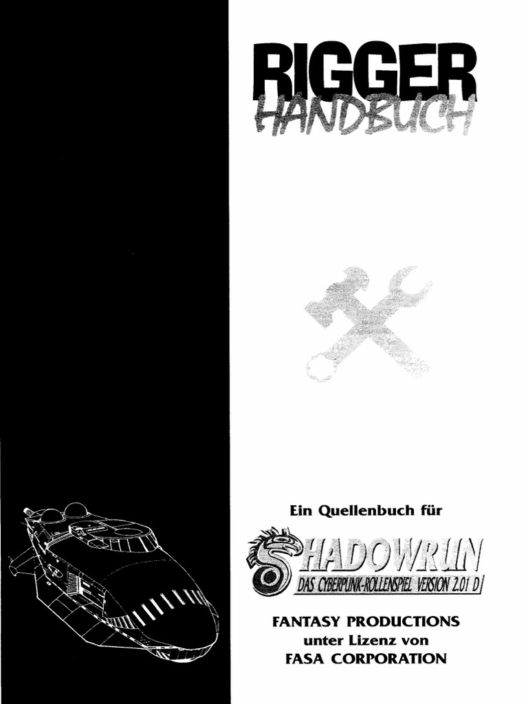 Shadowrun 2D - 2050 - Rigger Handbuch | PDF