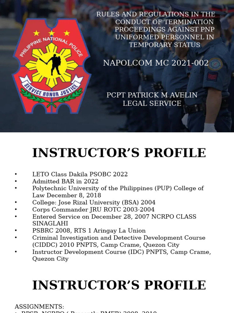 NMC 2021-002 Termination Proceedings | PDF