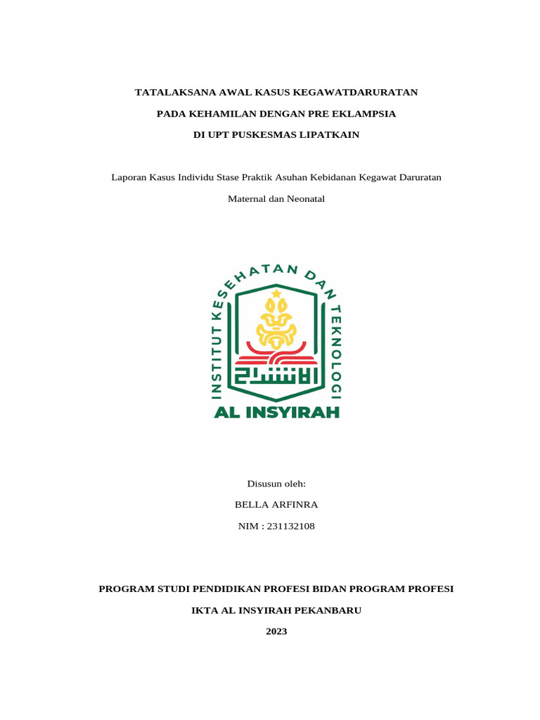 Stase 5 Bella Arfinra | PDF