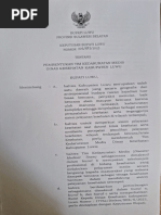 SK Kepala BNPB Nomor 308 Tahun 2024 Tentang Klaster PB | PDF