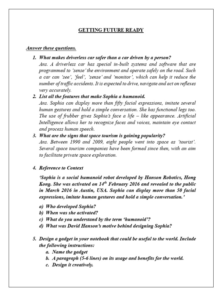 Getting Future Ready | PDF