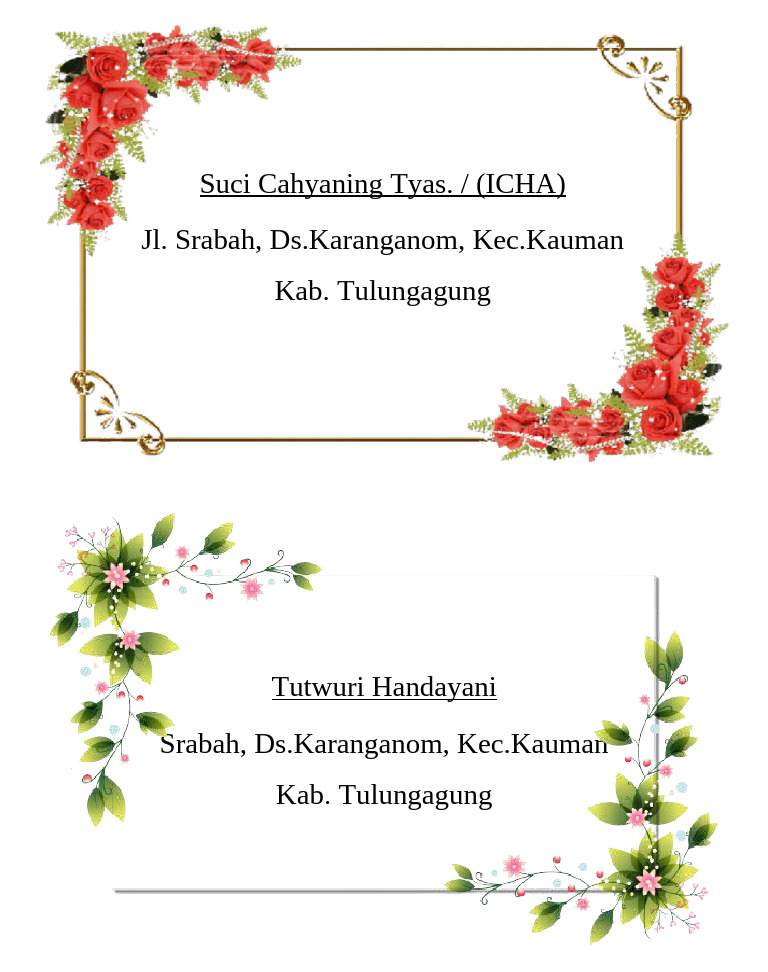 Amplop Mbecek - 100058 | PDF