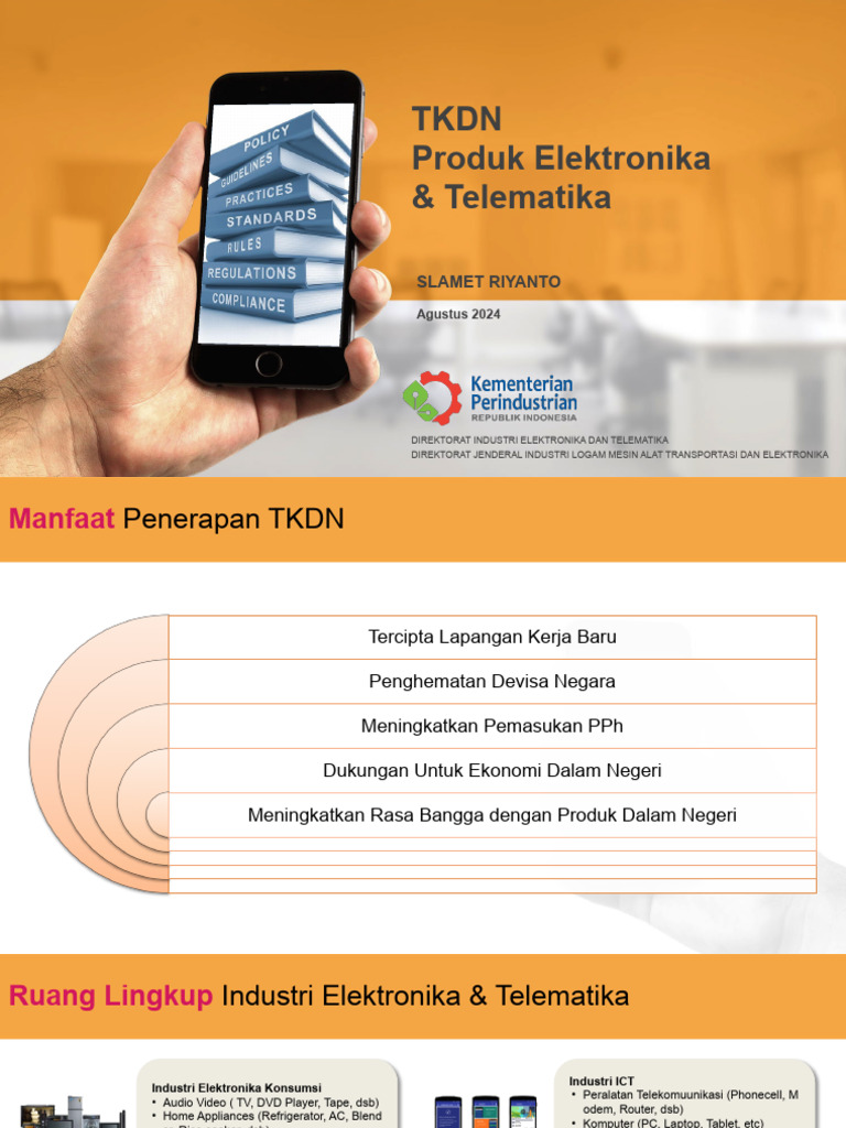 Kemenperin - Slamet Riyanto | PDF