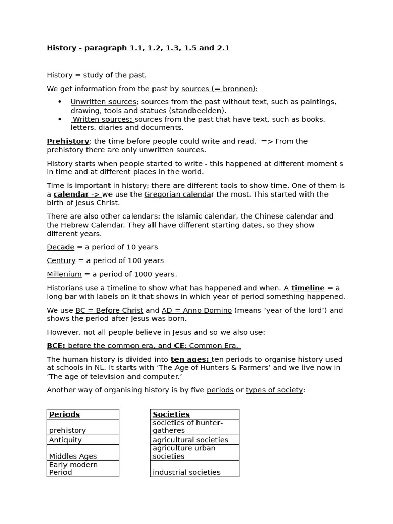 History Chapter 1 | PDF