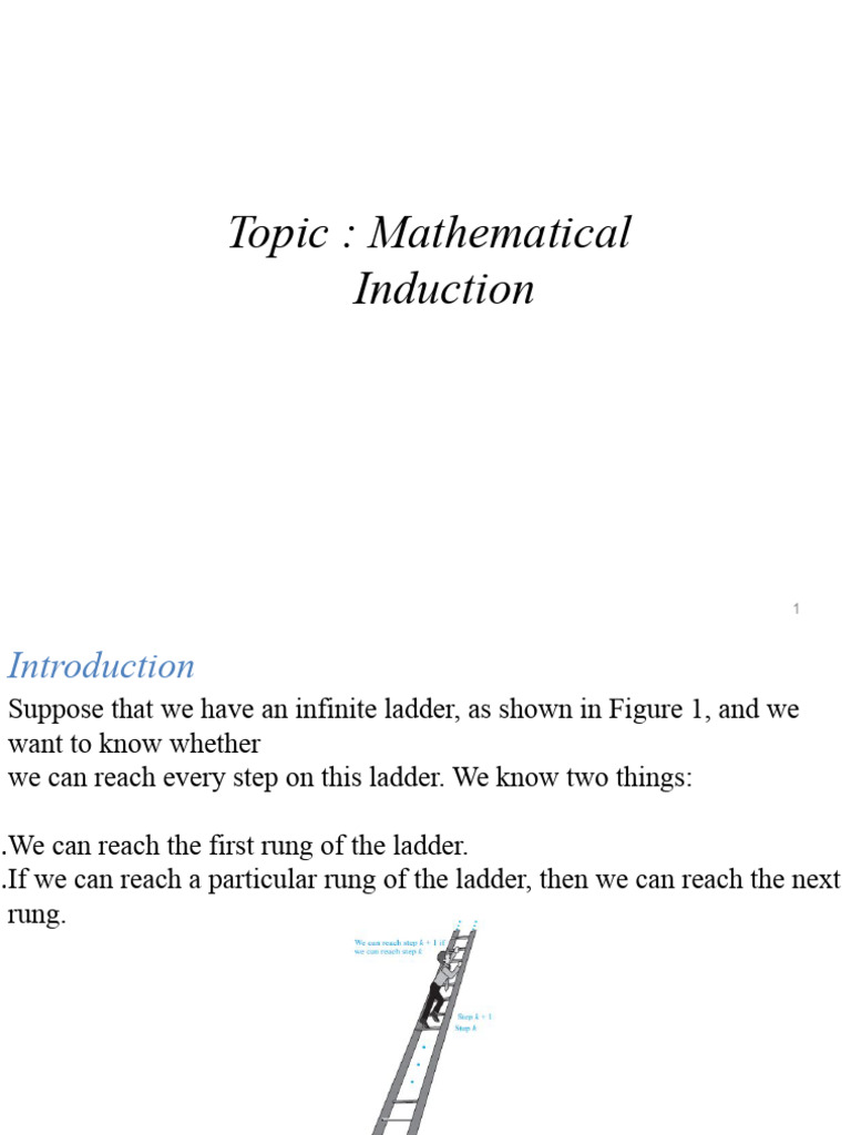Mathematical Induction | PDF