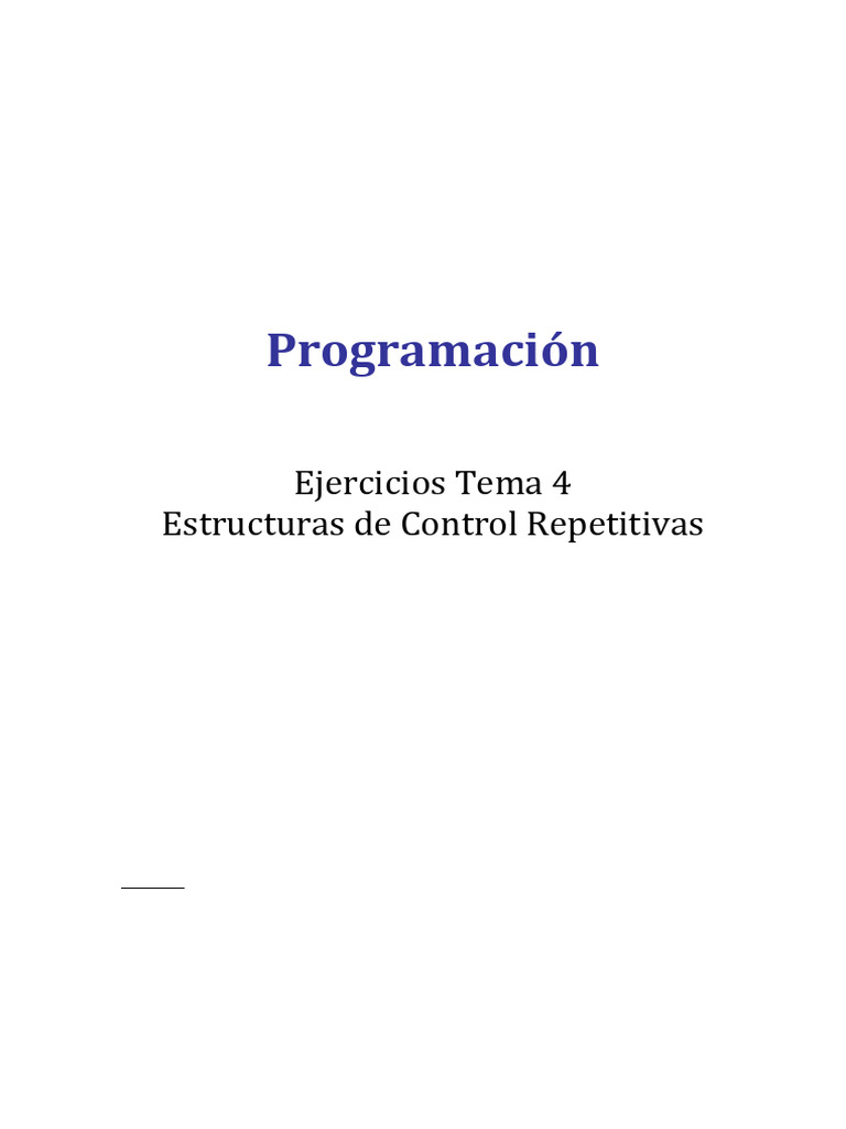 Ejercicios T4 P2 Enunciados | PDF