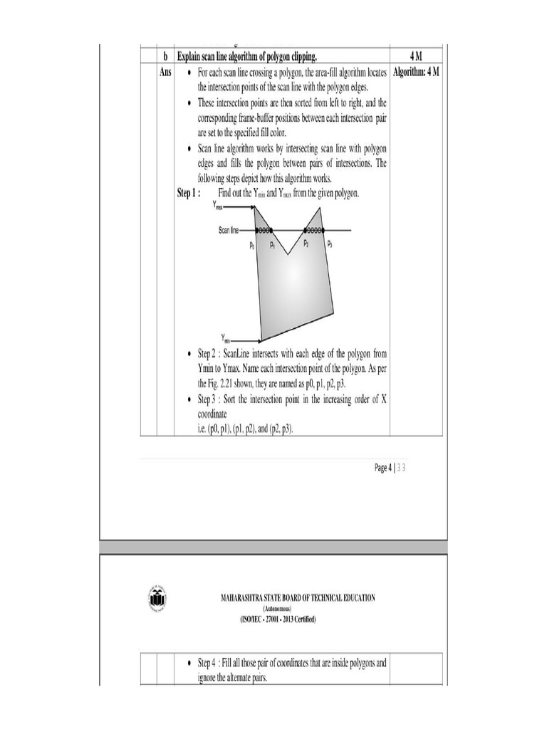 Q22 Polygon Clipping Algorithm (CG) | PDF
