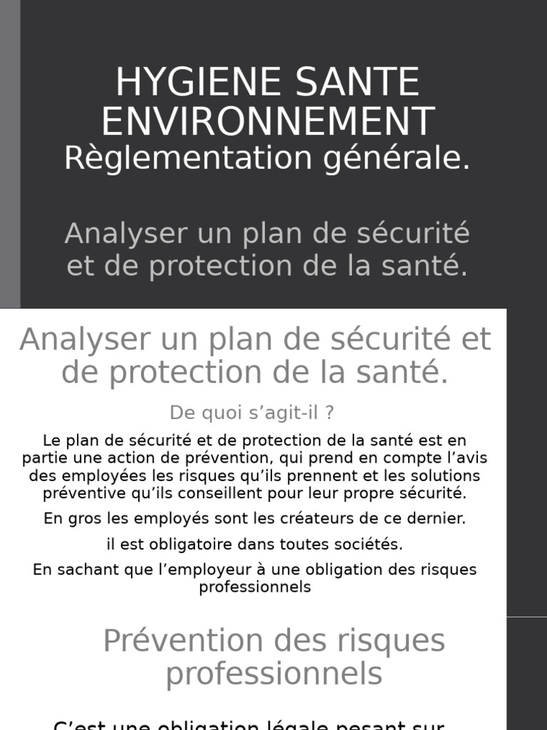 Hygiene Sante Environnement | PDF