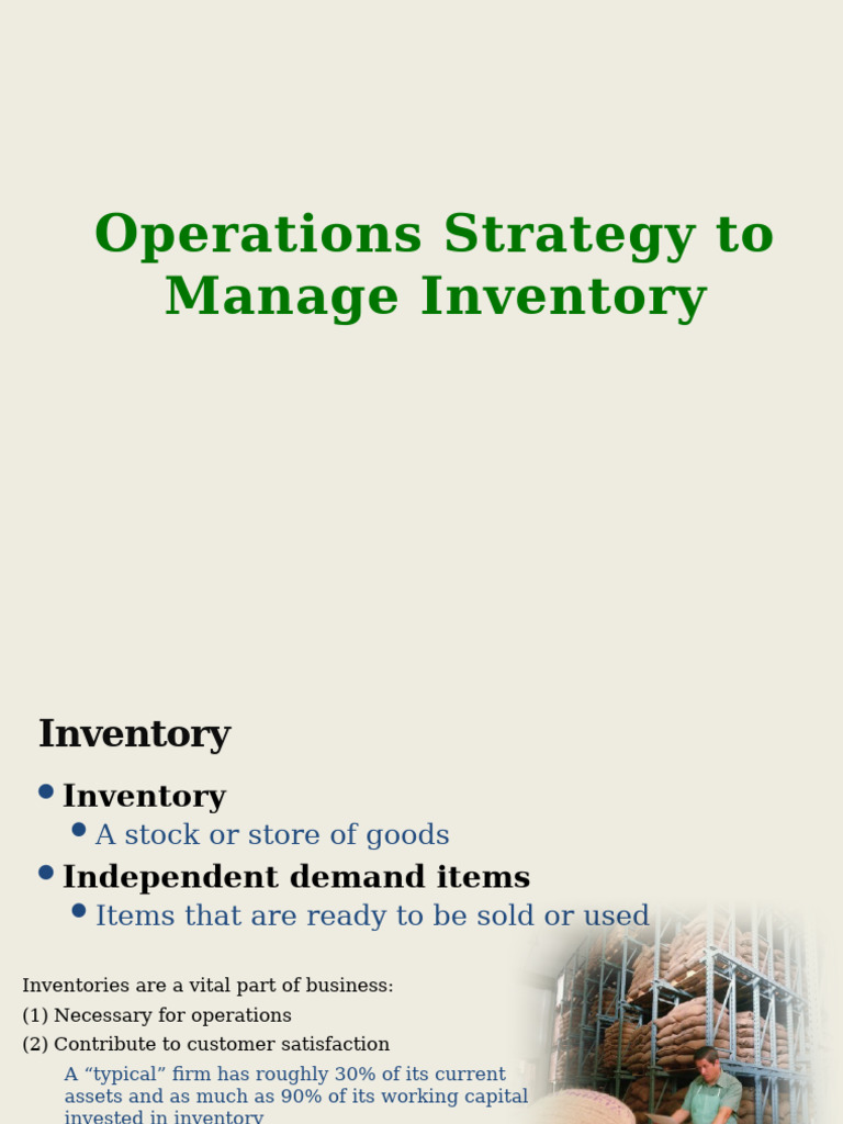 Inventory Management | PDF