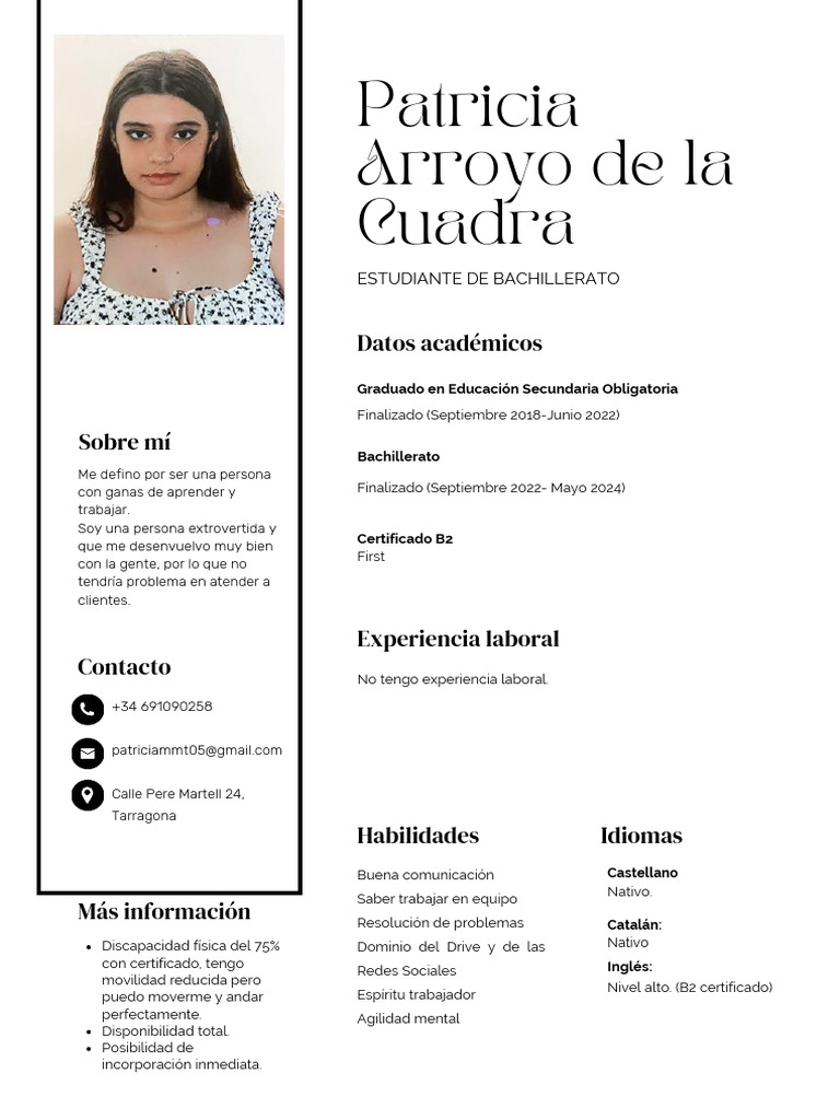 CV Patricia Arroyo | PDF