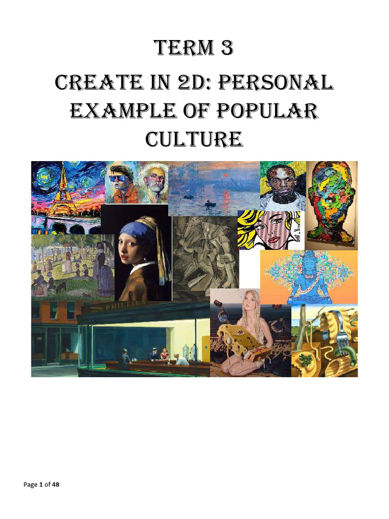 CREATIVE ARTS Visual Arts Gr9 2021 TERM 3 | PDF
