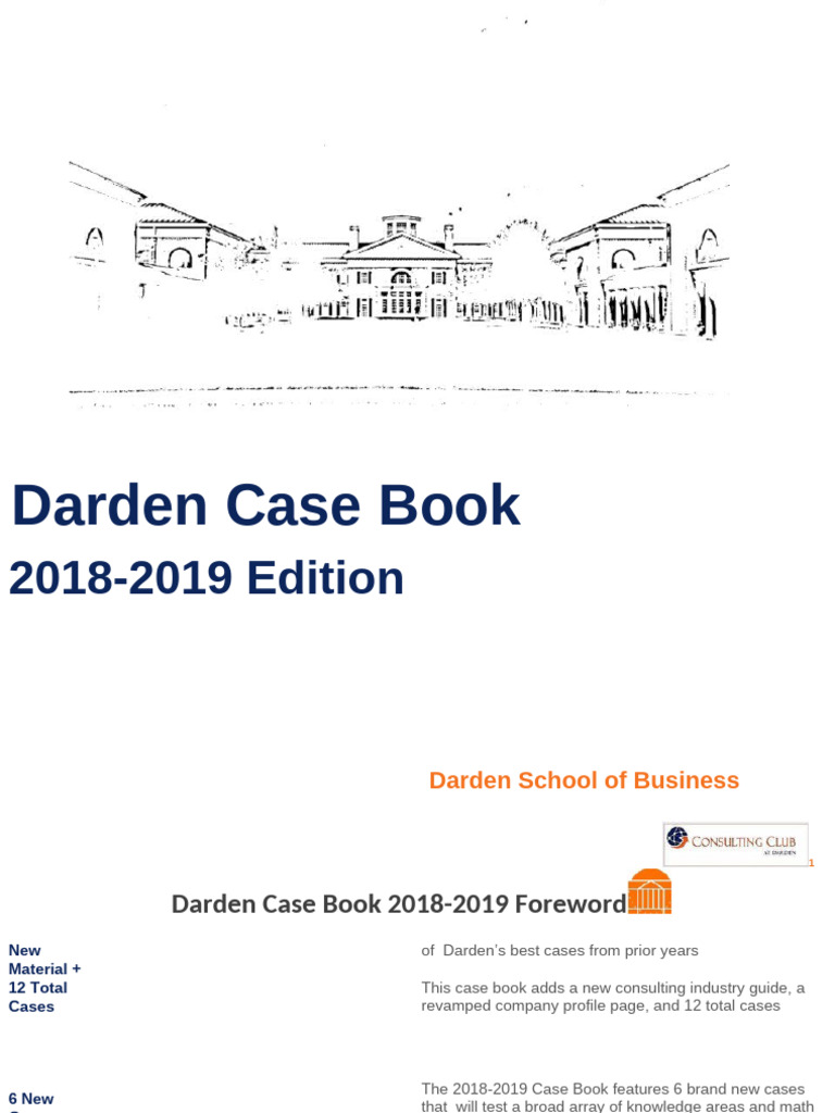 Darden Case Book 2018-2019 | PDF