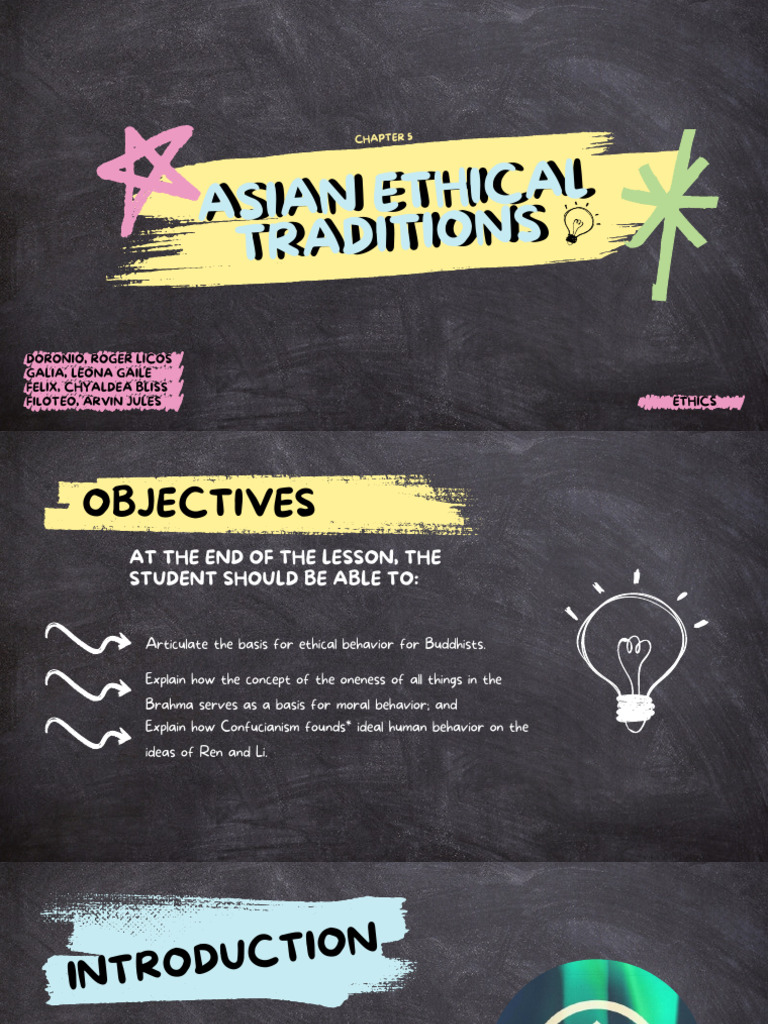 Chapter v Asian Ethical Traditions | PDF