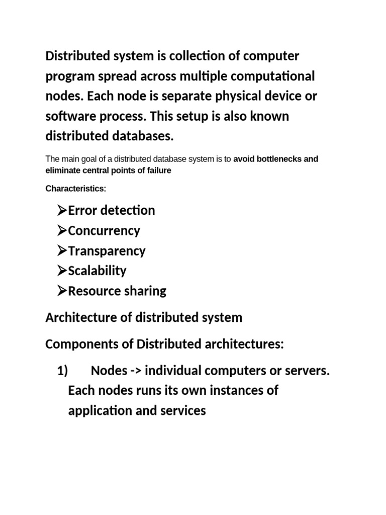 Architecture of Distributed System | PDF