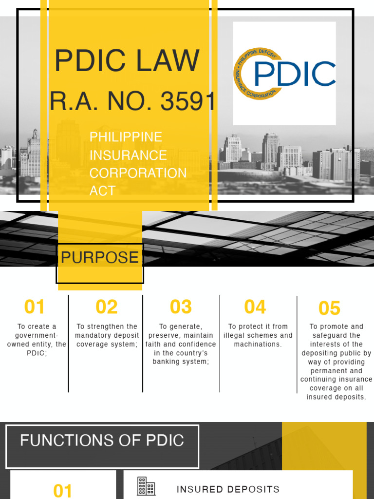 PDF Pdic Law | PDF