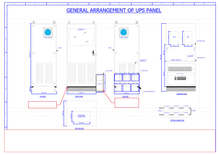 General Arrangement of Ups Panel | PDF | Manufactured Goods