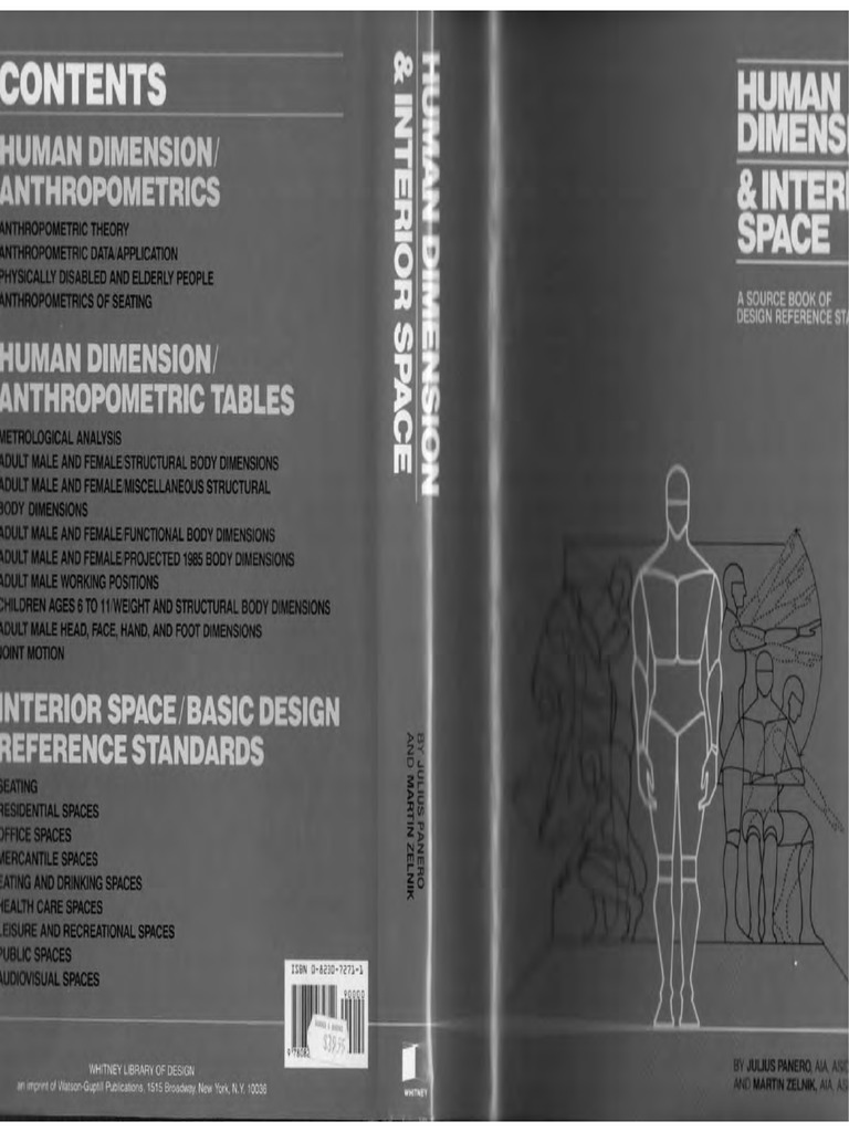 Human Dimension & Interior Space | PDF