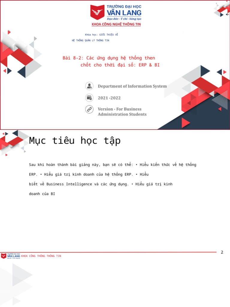 Bản sao L8.2-Key System Applications for Digital Age - ERP BI | PDF