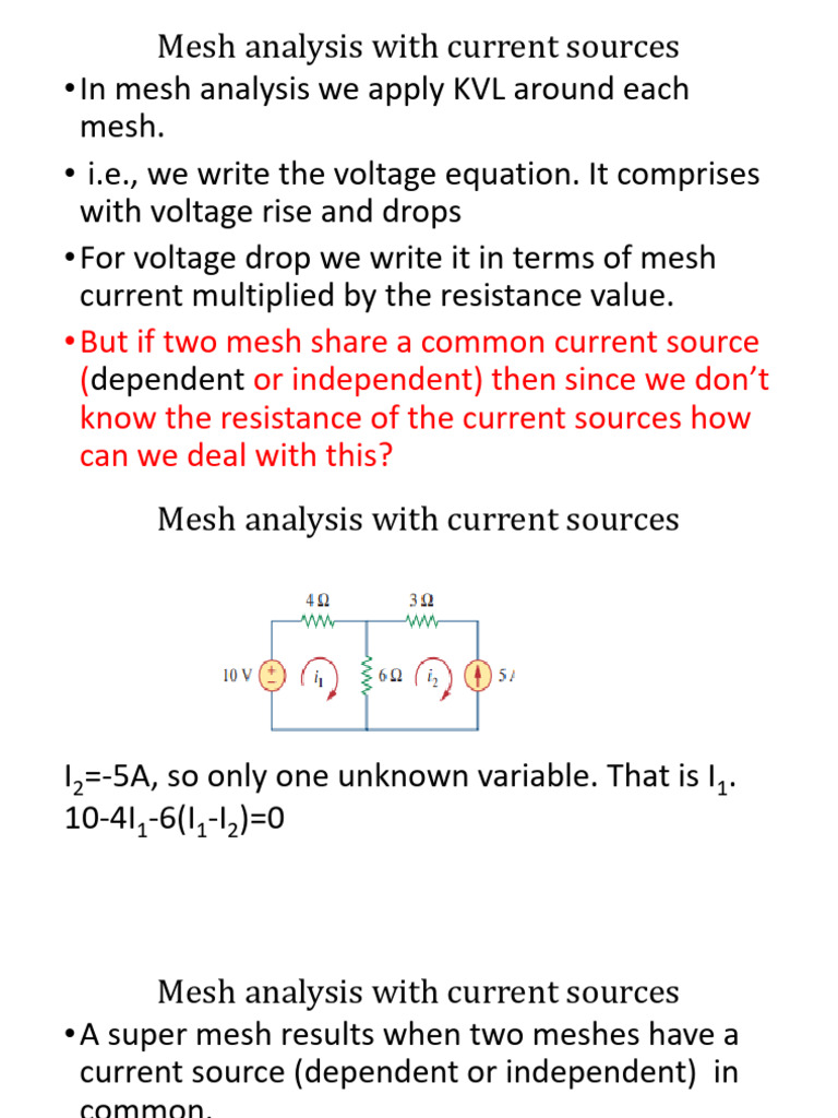 Super Mesh Method | PDF