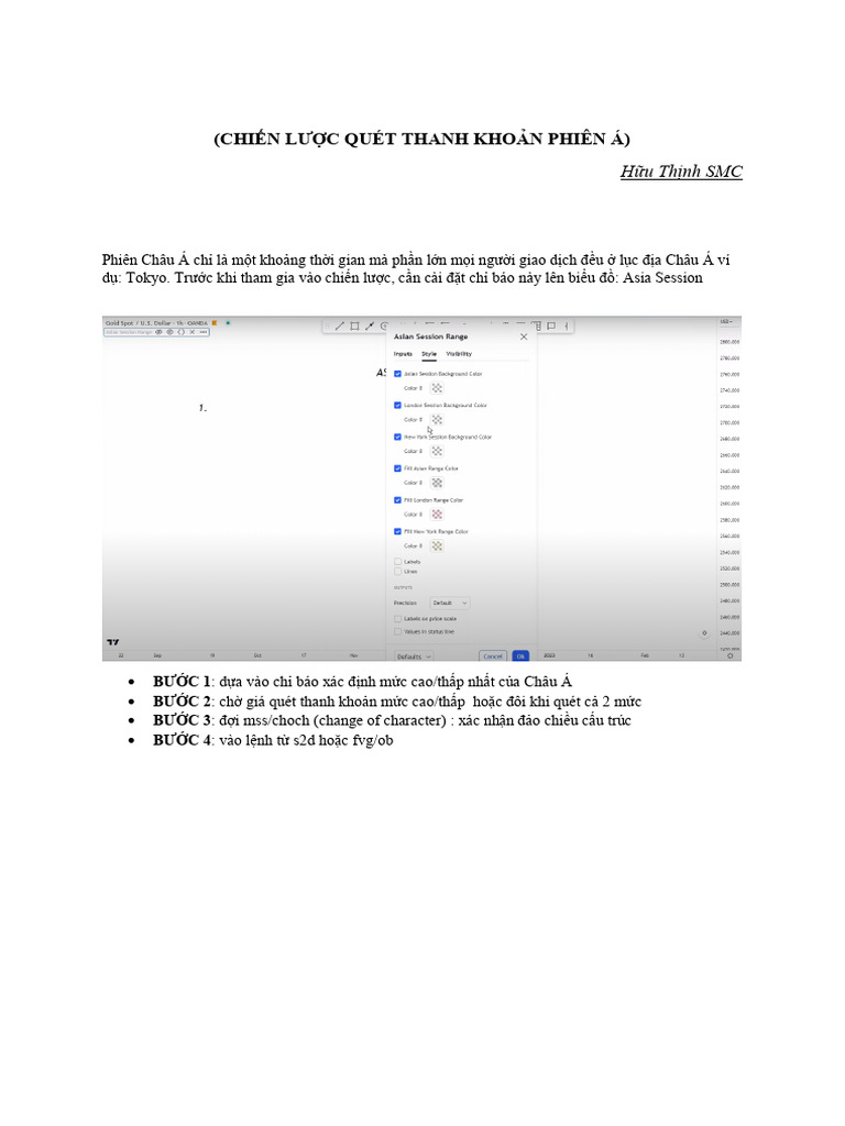1 Asia Liquid Strategy Chiến lược quét thanh khoản phiên Á | PDF