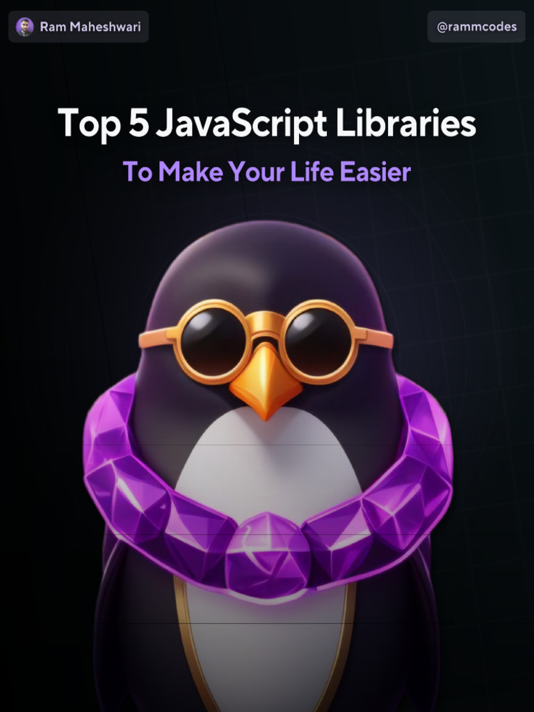 Top 5 JavaScript Libraries | PDF | Computers | Art