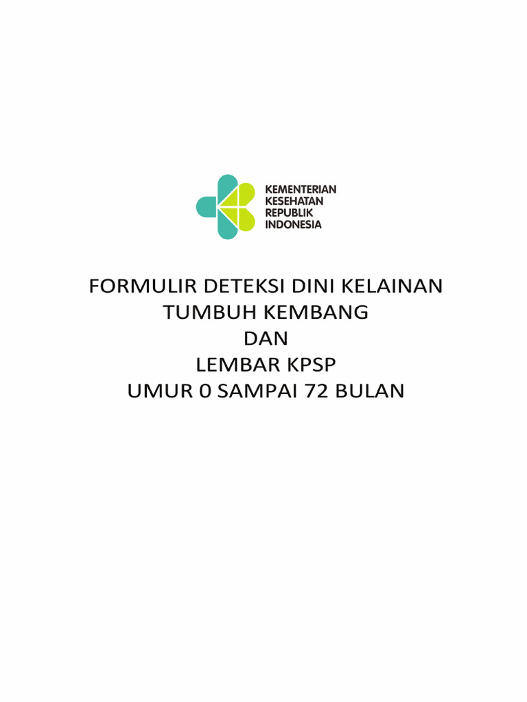 Formulir KPSP 2019 | PDF